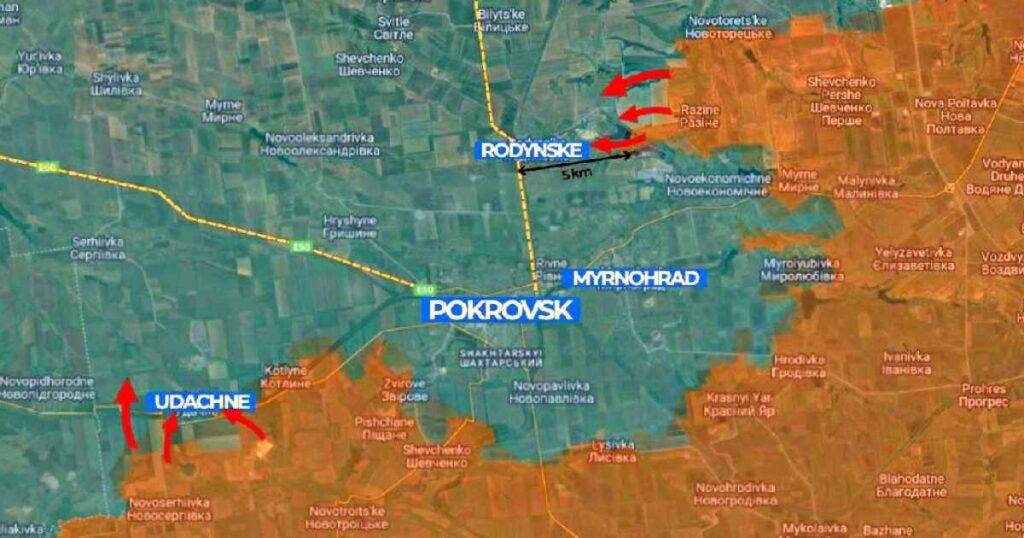BELEGERING VAN POKROVSK: Russische troepen omsingelen belangrijke ...